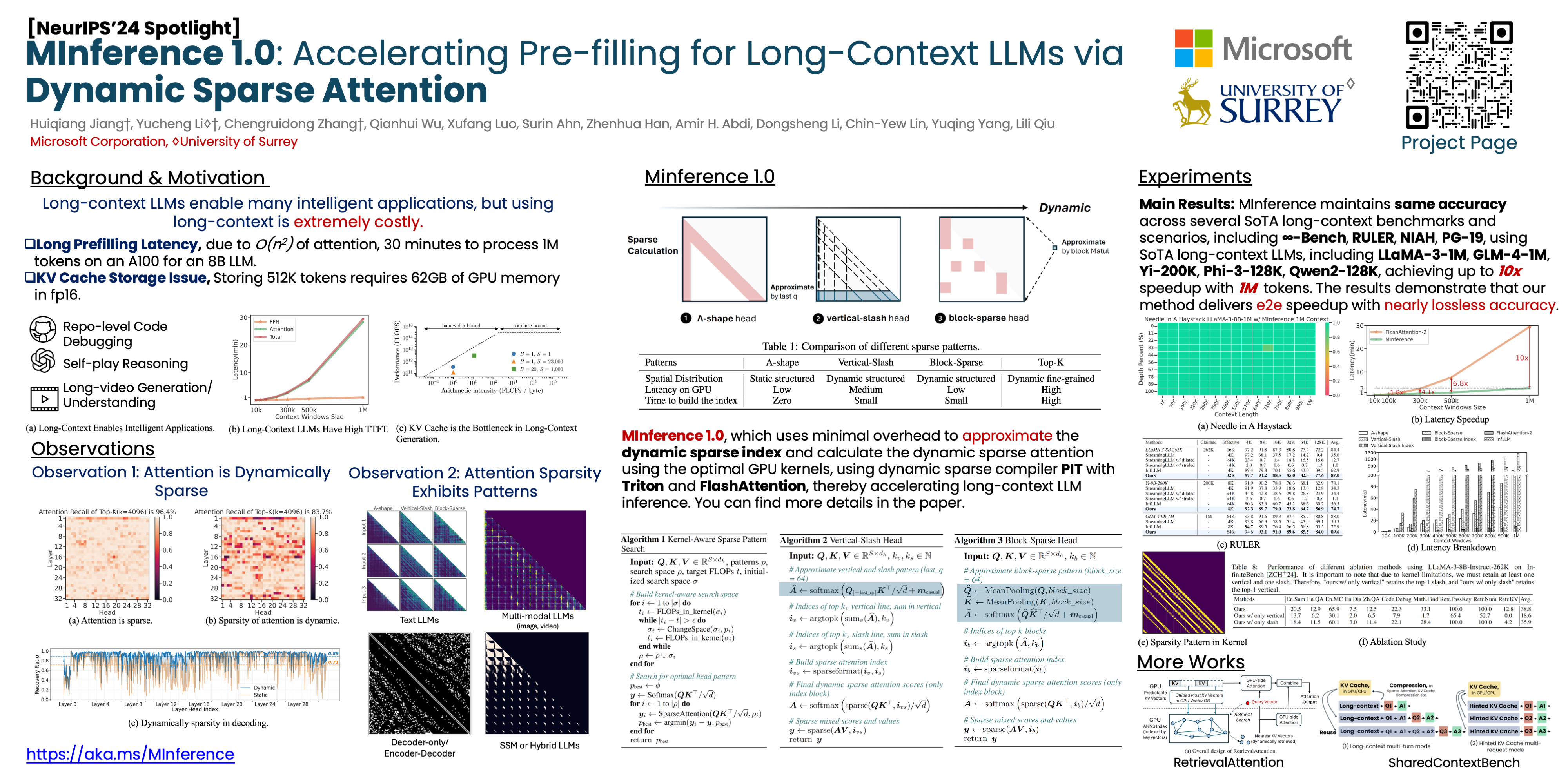 NeurIPS Poster MInference 1.0: Accelerating Pre-filling for Long ...